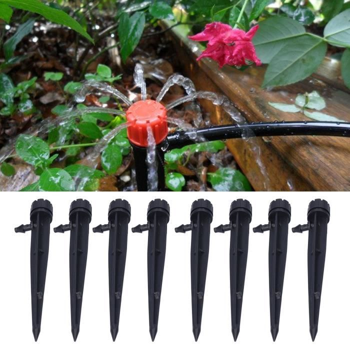 50PCS Goutteurs d'irrigation réglables à 360 degrés pour jardin - 8 ...