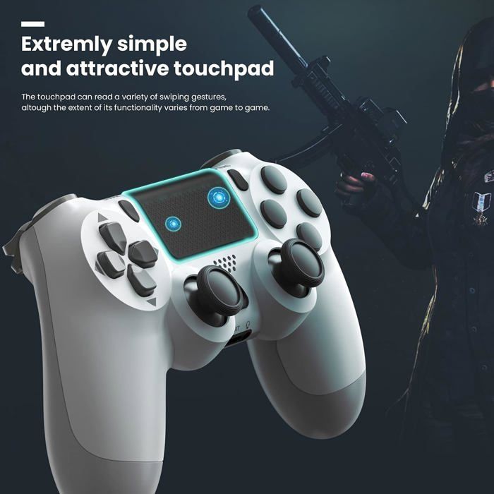 Pavé Tactile/Gyroscope à 6 Axes Contrôleur Gamepad Mannette de Jeu ...