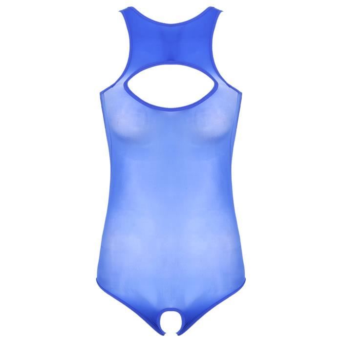 YOOJIA Body Transparent Sexy Femme Combianison Ouverte Entrejambes ...