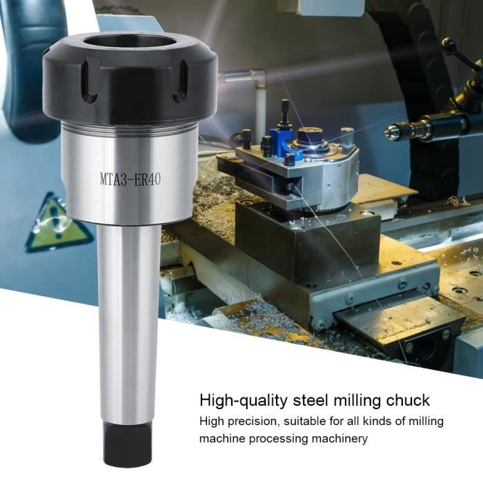 Qiilu support de mandrin à pince morse Support de mandrin à collet ...