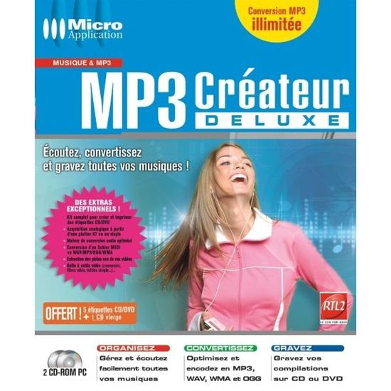MP3 CREATEUR DELUXE / PC CD-ROM - Cdiscount Jeux vidéo