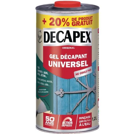 Décapant minute universel Decapex - Bidon 1,2 l - Cdiscount Bricolage