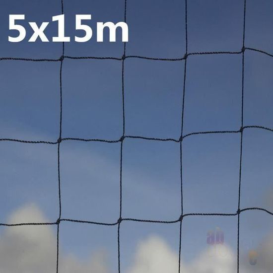 TEMPSA Filet de Volière Maille Filet Anti-Oiseaux Protection Plante Fruit Légumes Etang Jardin ...