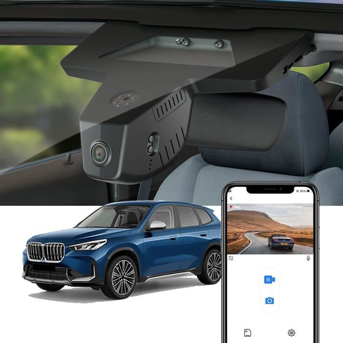 Fitcamx Dashcam 4K Compatible avec BMW X1 iX1 (U11) 2023-2025, Caméra ...