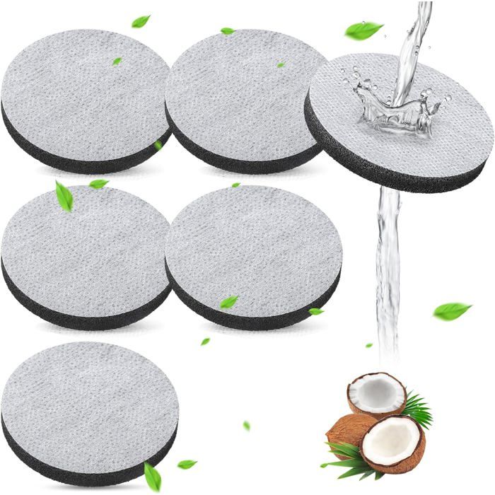 Lot de 6 Disque Filtrant à Eau Recharge pour Bouteilles Compatible avec ...
