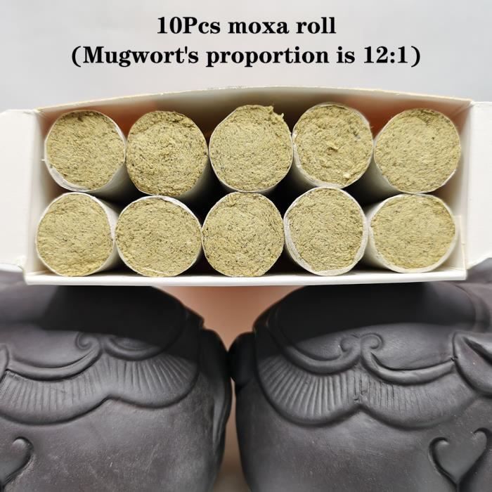 Bâton de moxa 12-Bâton De Moxibustion En Rouleau, 10 Pièces, Bâton De ...