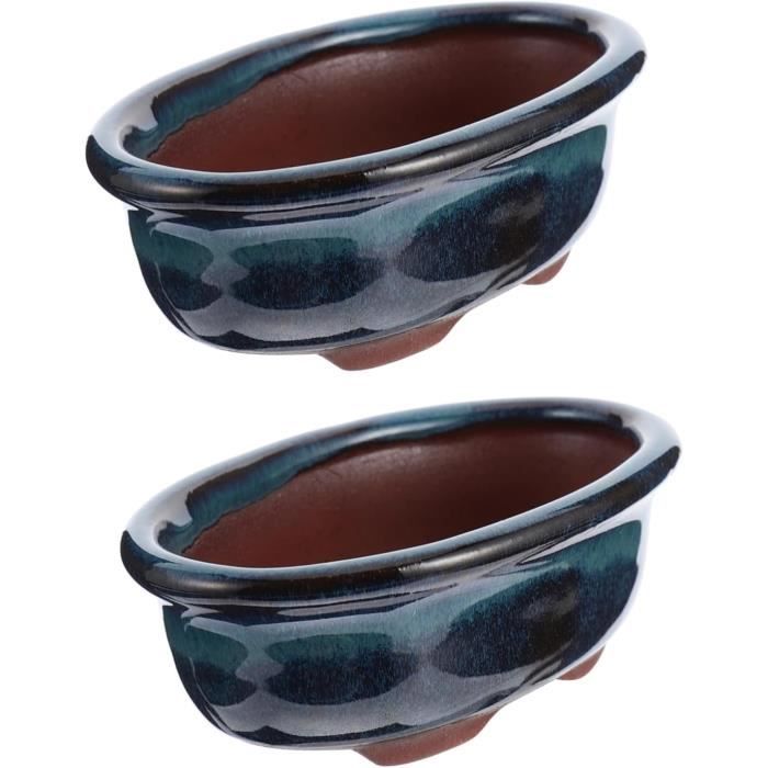 2 Pièces Pot De Fleur En Argile Violette Grand Intérieur Grande ...