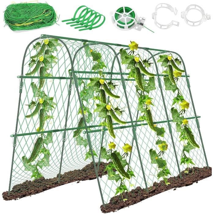 Tuteur de concombre, treillis pour concombres, plantes grimpantes ...
