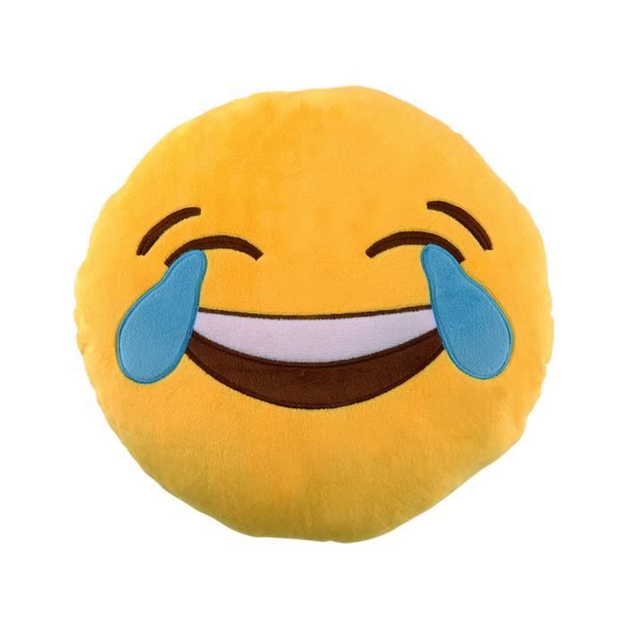 3 # Rire de larmes Belle Emoji Smiley Emoticon doux en peluche ronde ...