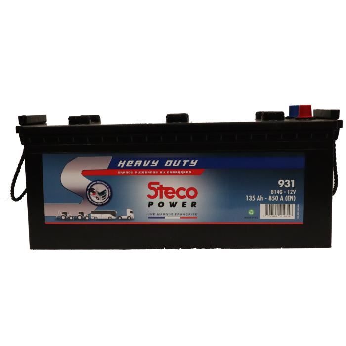 Batterie 12V 135Ah 850A 513x18 CHARGEUR DE BATTERIE - Cdiscount Auto