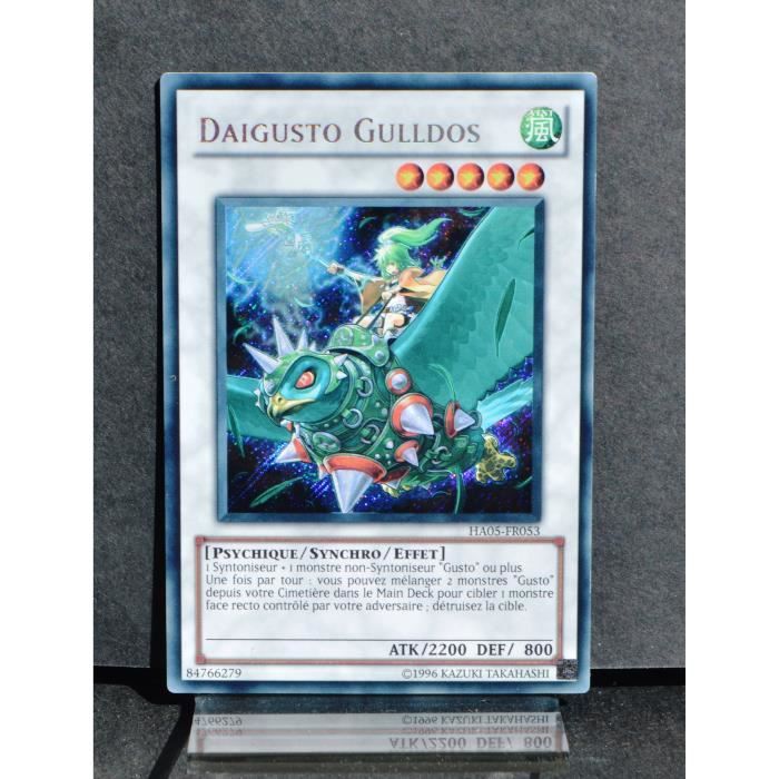 Carte YU-GI-OH HA05-FR053 Daigusto Gulldos NEUF FR - Cdiscount Jeux ... Carte YU-GI-OH HA05-FR053 Daigusto Gulldos NEUF FR - Cdiscount Jeux ...
