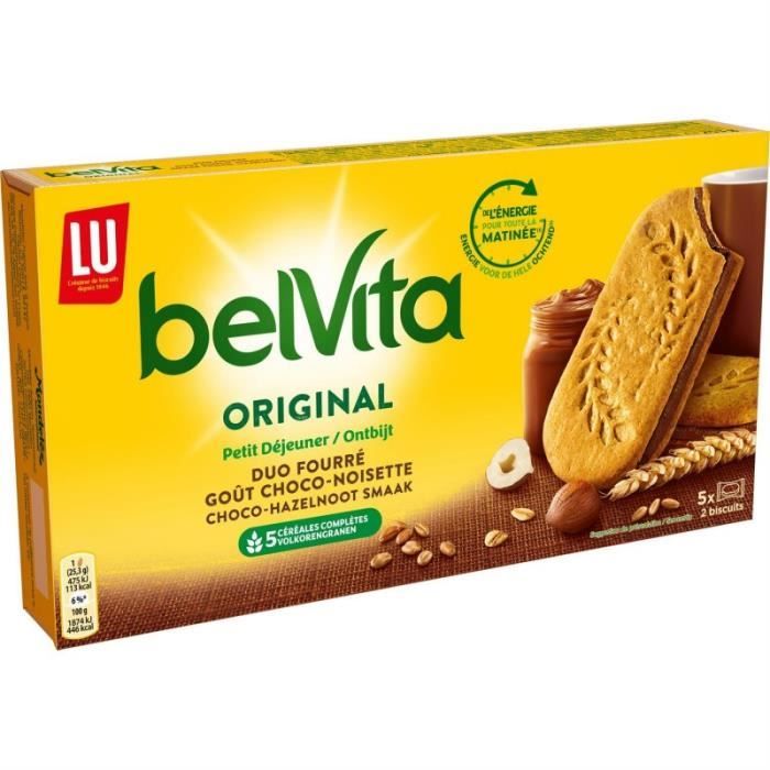 LU BELVITA - Belvita Coeur Fondant Chocolat Noisette 253G - Lot De 4 ...