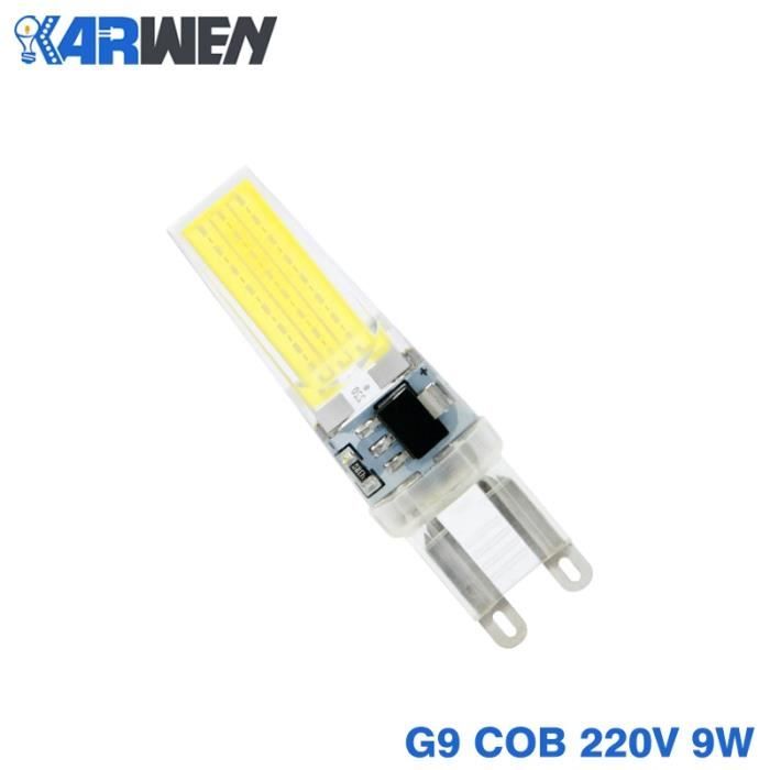 (G9 AC 220V 9W|Warm White)Ampoule LED pour Remplacer les Halogènes ...