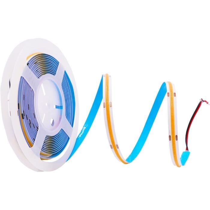 Bande Lumineuse Led Cob,2 Mètres-6,56 Pieds De Long 5 V Led Cob Haute ... Bande Lumineuse Led Cob,2 Mètres-6,56 Pieds De Long 5 V Led Cob Haute ...