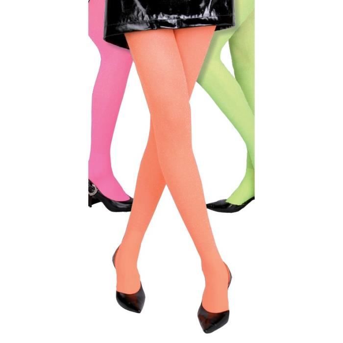 Collant fluo jaune - Adulte - Extérieur - 70 deniers - Cdiscount Jeux ...