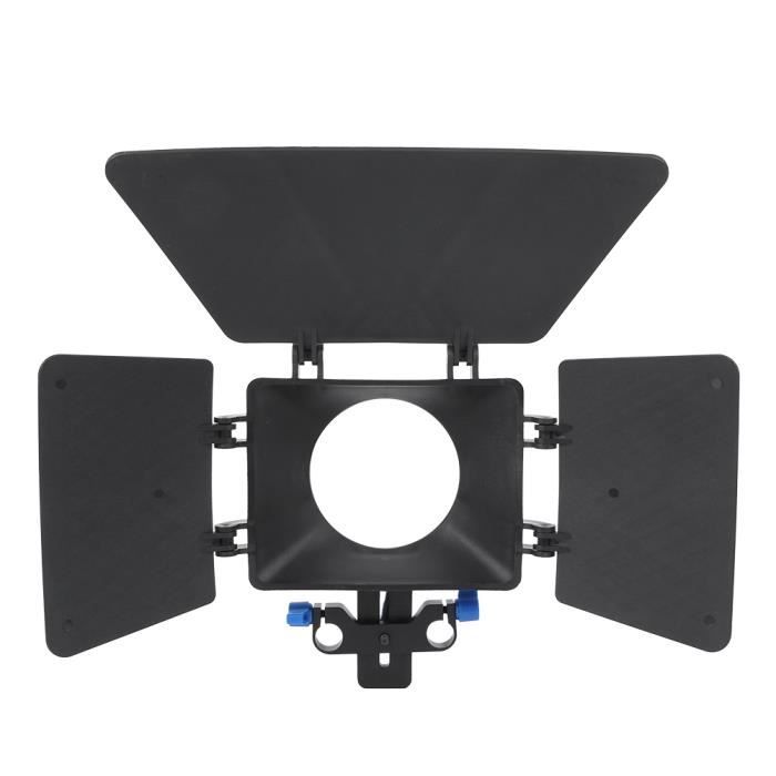 Camera Matte Box, 15 mm Rail Rods Matte Box Camera Lens Hood for Canon ...