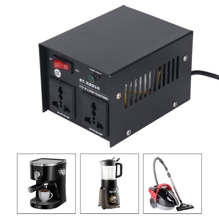 EJ.life transformateur élévateur 300 W Convertisseur de Puissance ...
