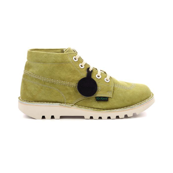 KICKERS Bottillons Kick Hi kaki Kaki - Cdiscount Chaussures