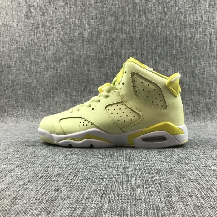 Basket niikke Airs Jordann 6 Low gang Chaussures CT8529-062 Yellow ...