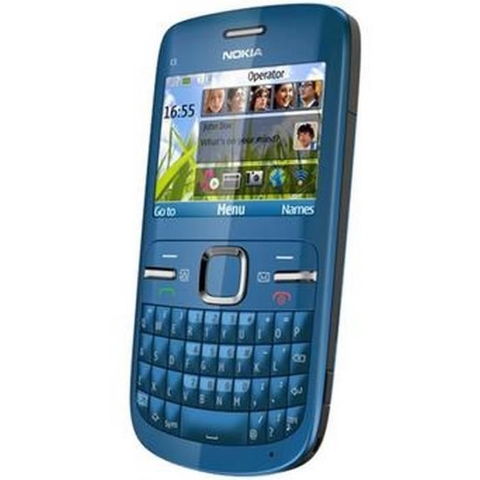 NOKIA C3 BLEU - Cdiscount Téléphonie