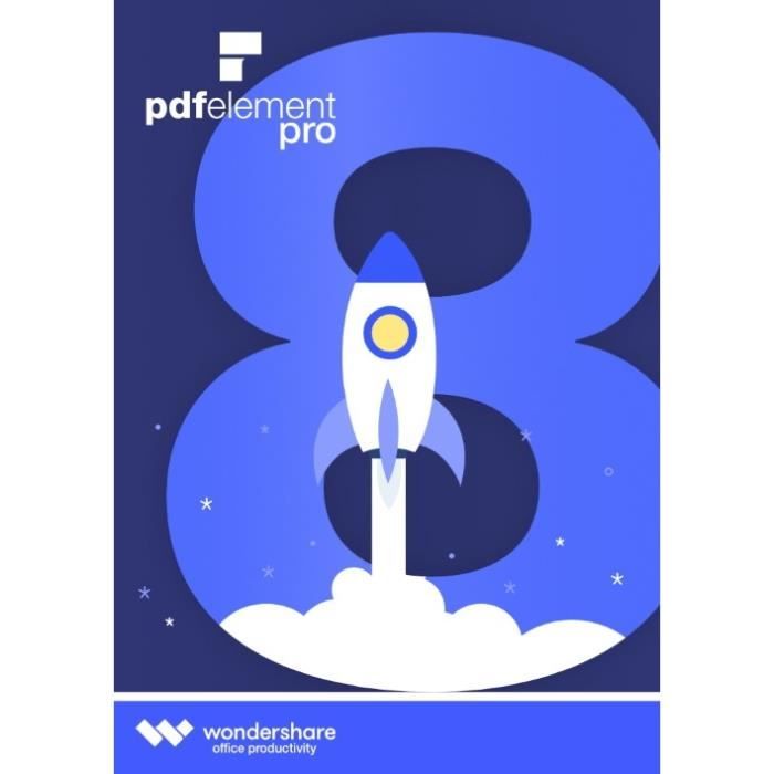Wondershare PDFelement 8 Pro - Windows - Licence 1 an - 1 utilisateur ...