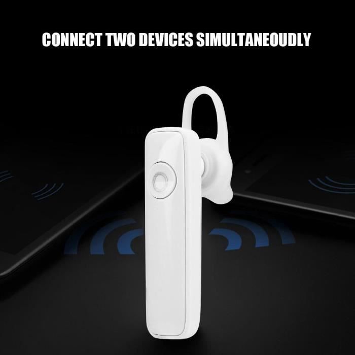 Qiilu casque d'oreille jarret Casque stéréo Bluetooth sans fil Oreille ...