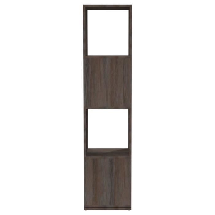 Armoire rotative - QQMORA - AIR69902 - Gris et chêne sonoma - 34,5x34 ...