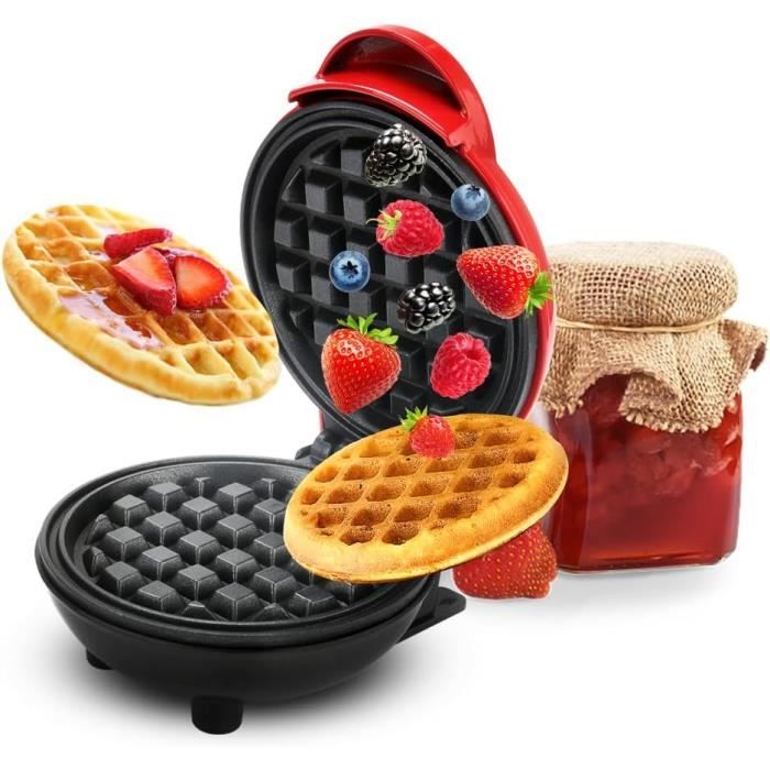 Petit Gaufrier, Machine A Gauffre, 350W Mini Waffle Maker Pour Gaufres ...