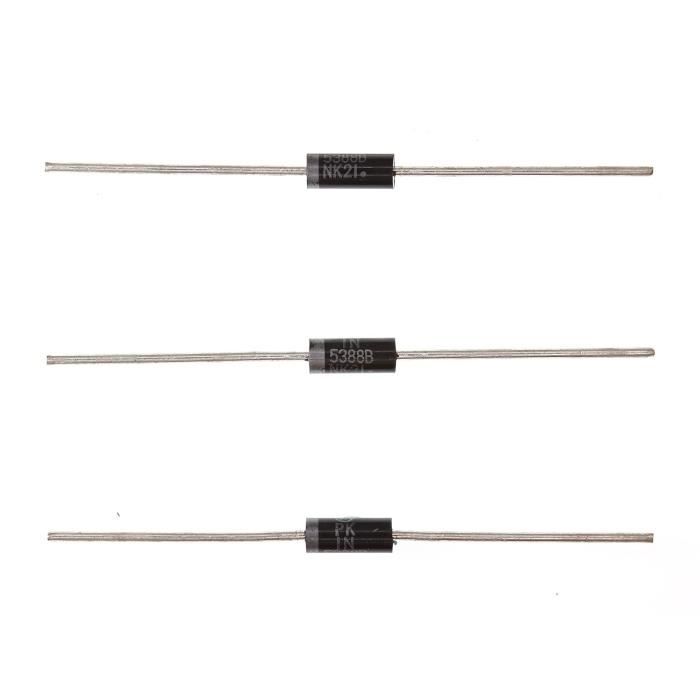 10 Pièce 1N5388B 1N5388 Diode Zéner 5W 200V Do-15(Case17-02) Diodes 5 Watt 200 Volt[J346 ...