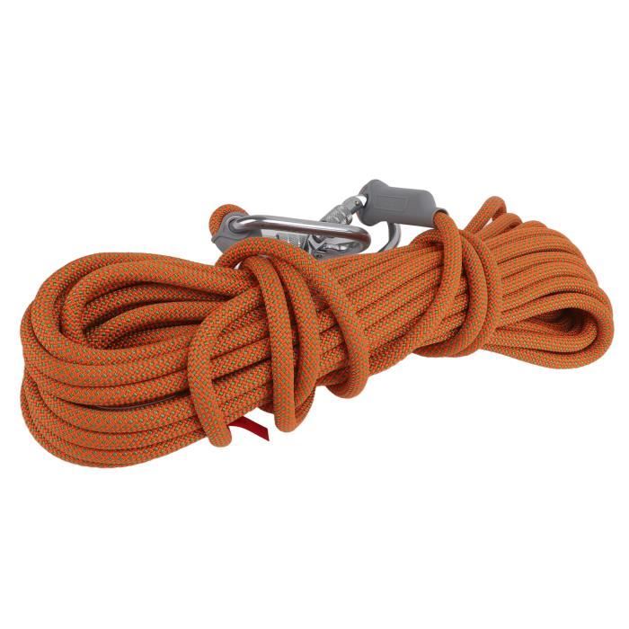 Corde d'escalade extérieure SONEW - 10,5 mm - Haute résistance - Blanc ...