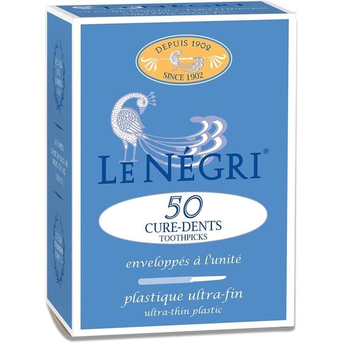Le Négri Cure-Dents Plastique 50 Unités82 - Cdiscount Au quotidien