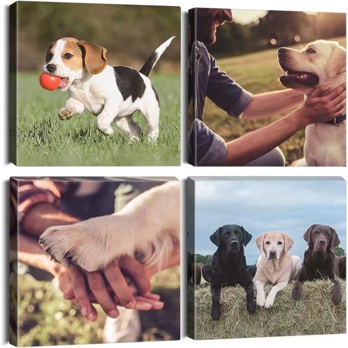 4 Parties Impression Sur Toile 30X30Cm Cadre Moderne Image Sur Toile ...