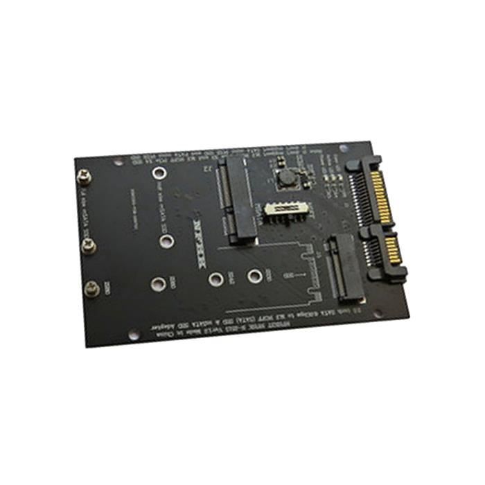 1 Pièces M.2 NGFF/MSATA SSD Vers SATA 3 III Convertisseur Carte Adaptateur pour PC Ordinateur ...
