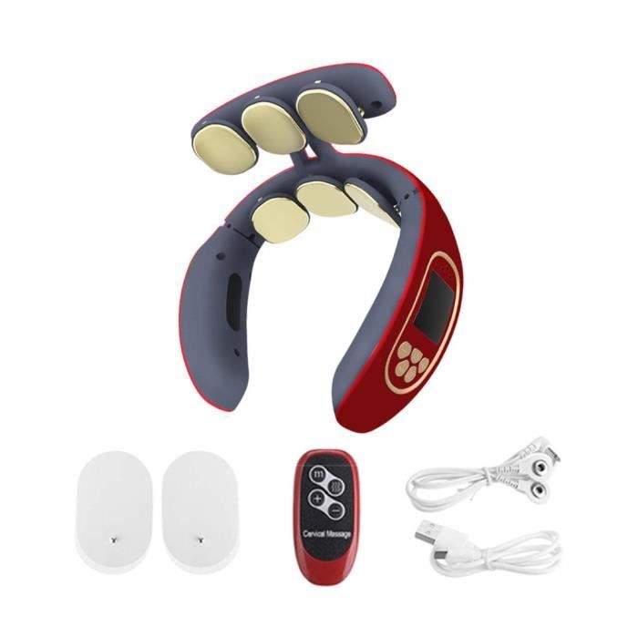 Masseur de Cou avec Massage électrique Intelligent Du Cou Sans Fil avec ...