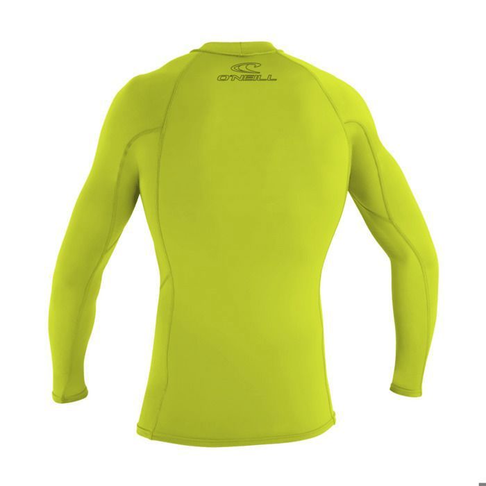 Rashguard manches longues O'Neill Basic Skins vert lime - Cdiscount ...