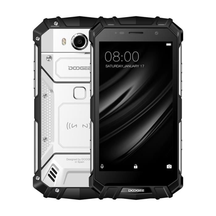 DOOGEE 5.2 "IPS 4G Smartphone X55 Double empreinte digitale SIM Charge ...