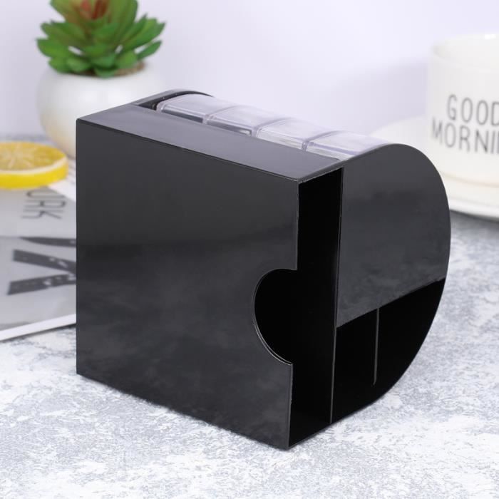 1 pc boîte de rangement multifonction de bureau multi-cellules ...