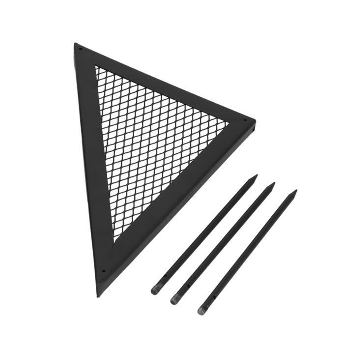 Zerone Grill de filet de barbecue extérieur Camping en plein air en fer ...