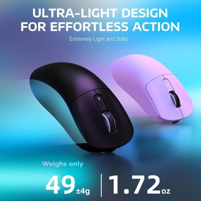 VGN GAMEPOWER Attack Shark X3 Superlight — Souris Gamer Sans Fil 49 g ...
