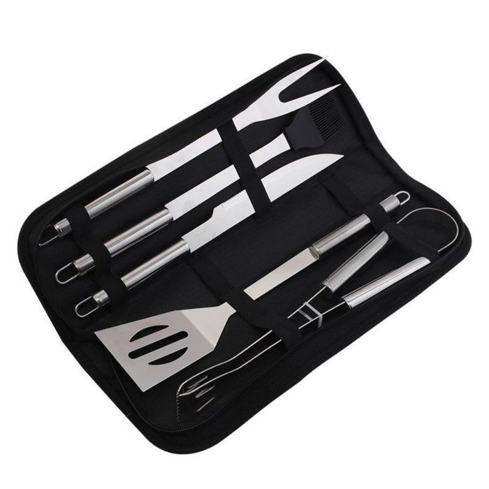 Couverts pour barbecue, lot de 5 accessoires pour barbecue en acier ...