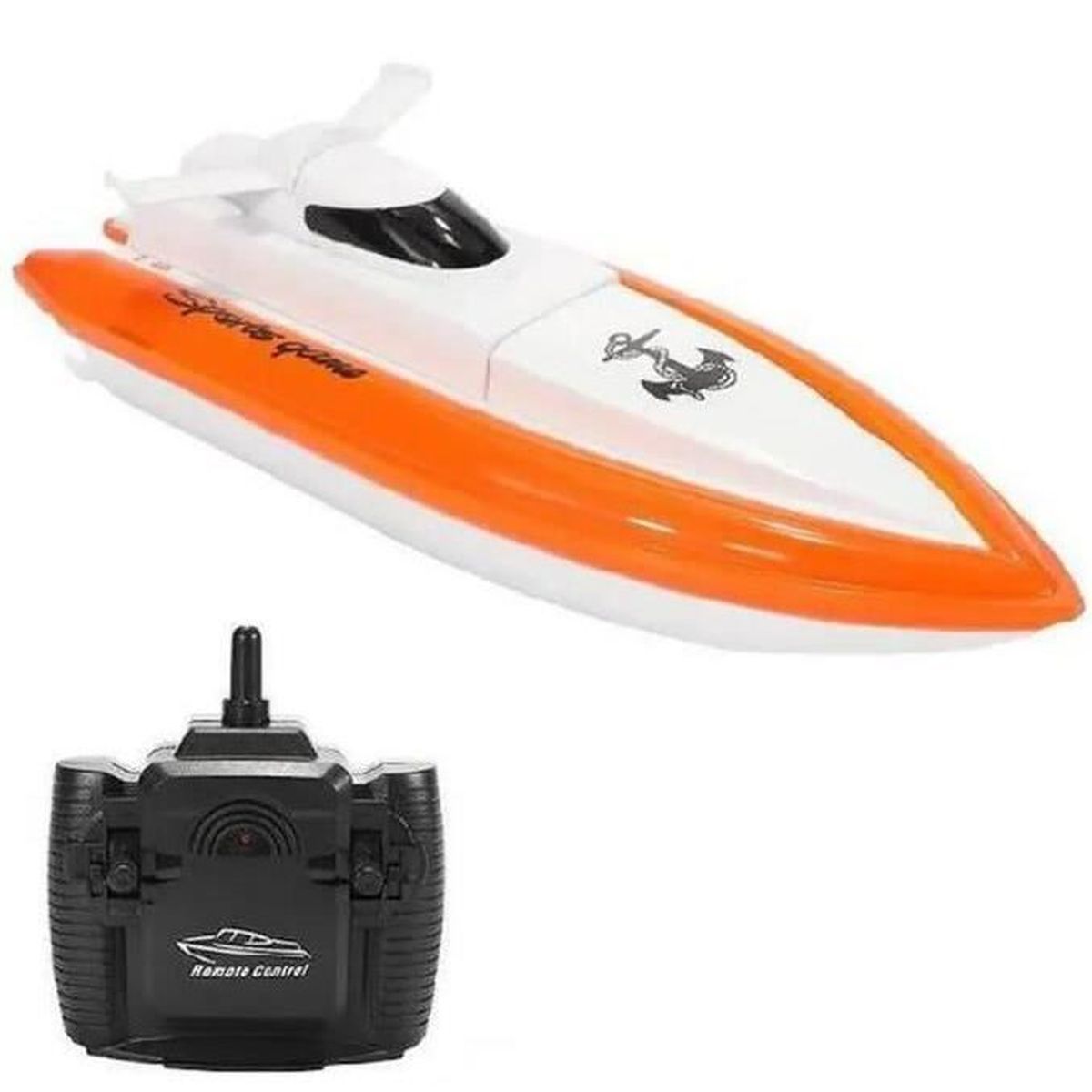 Bateau Télécommandé pour Enfants Et Adultes - Bateau RC Vitesse Jouet ...
