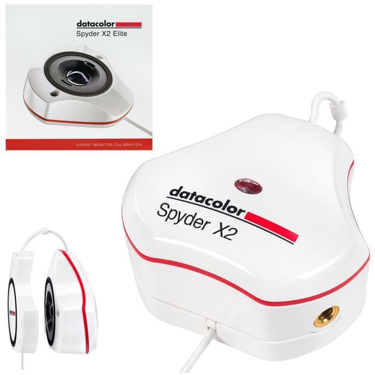 Datacolor Spyder X2 Elite – Étalonnage des couleurs du moniteur pour la photographie, la vidéo ...