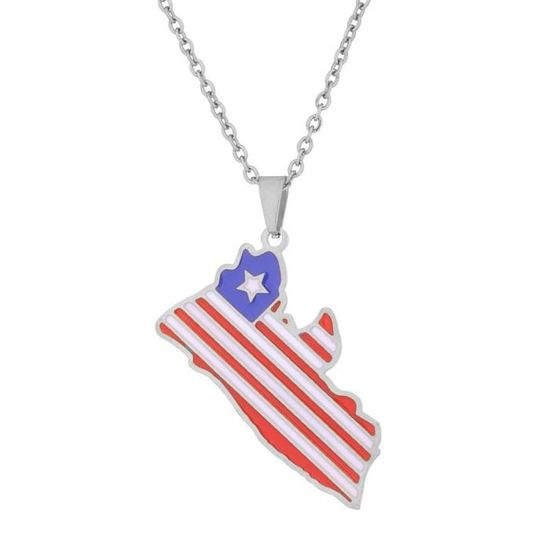 Turquie Carte Forme Pendentif Collier-Style Ethnique Geometrique ...