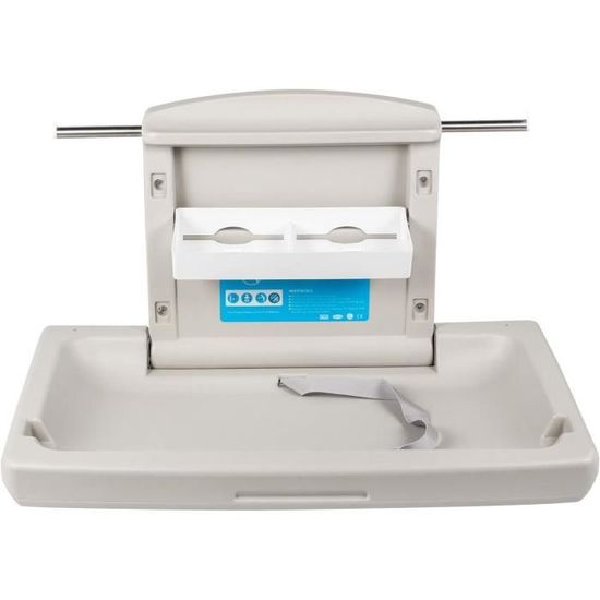 VEVOR Table à Langer Murale en HDPE Station de Couche-culotte Charge ...