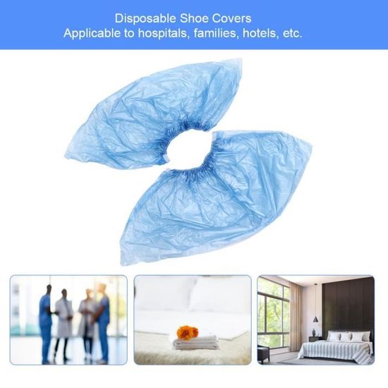 50 Pièces De Couvre-Chaussures, Couvre-Bottes Jetables, Anti-Poussière ...