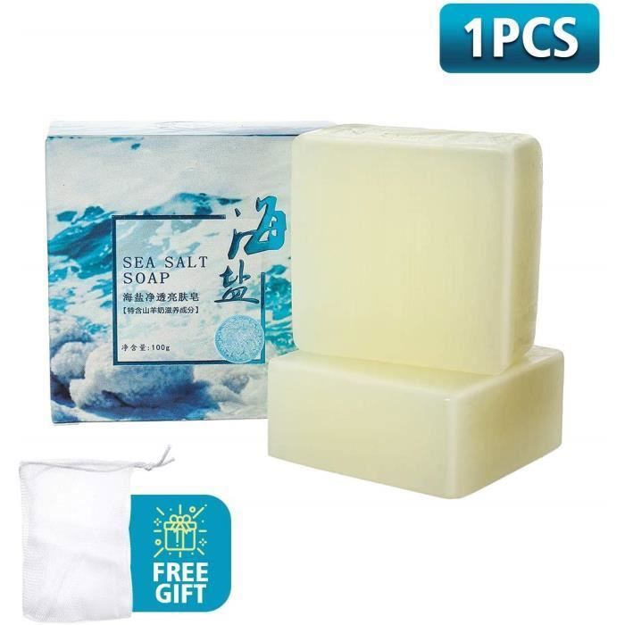 Savon au Sel de Mer Savon de Lait de Chvre Naturel pour Soulager ...