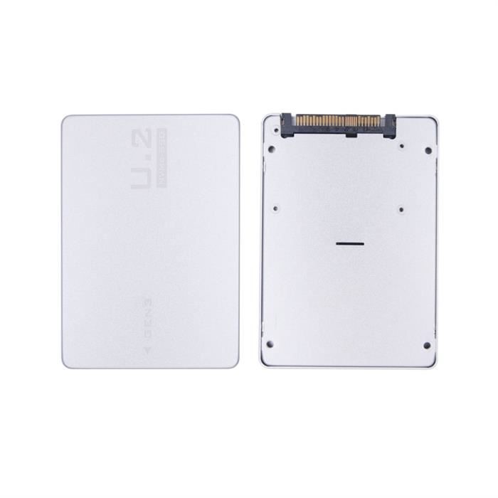 Argent - Adaptateur de SSD M2 vers M.2 NVMe SATA NGFF SSD vers PCI e U2 SFF 8639, convertisseur ...