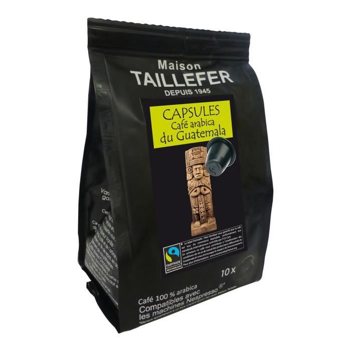Café capsules Sachet de 10 capsules de café arabica du Guatemala ...