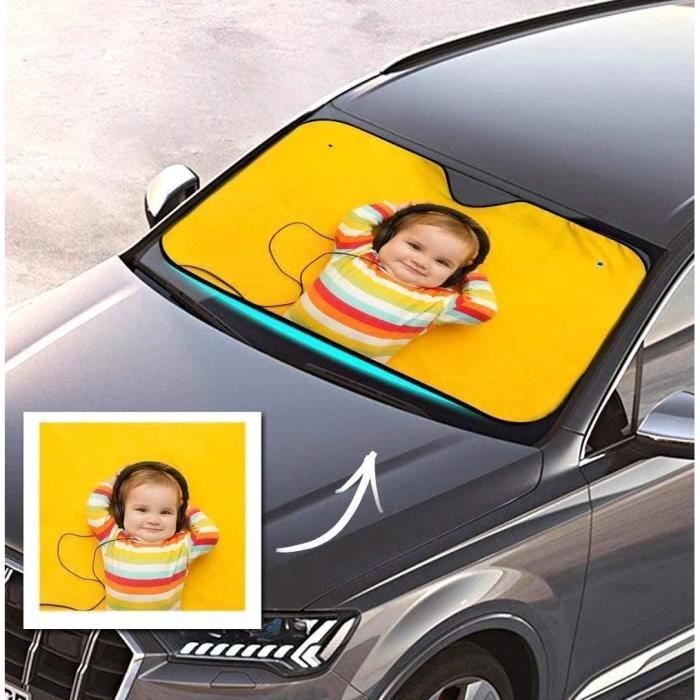 Pare Soleil Voiture Pare Brise Avant Personnalisé Votre Photo ...