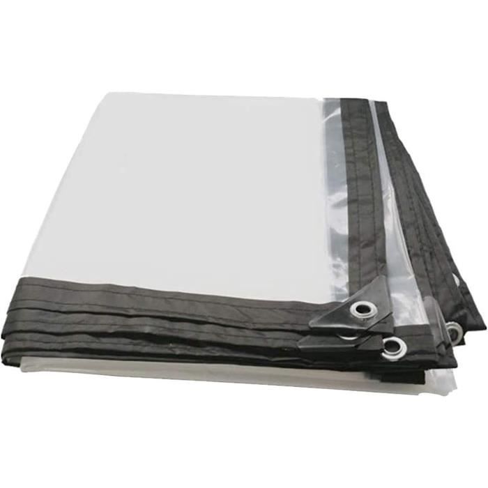 Tarps Transparent Poly Transparent 7Ftx3Ft, Bâche Robuste Imperméable ...